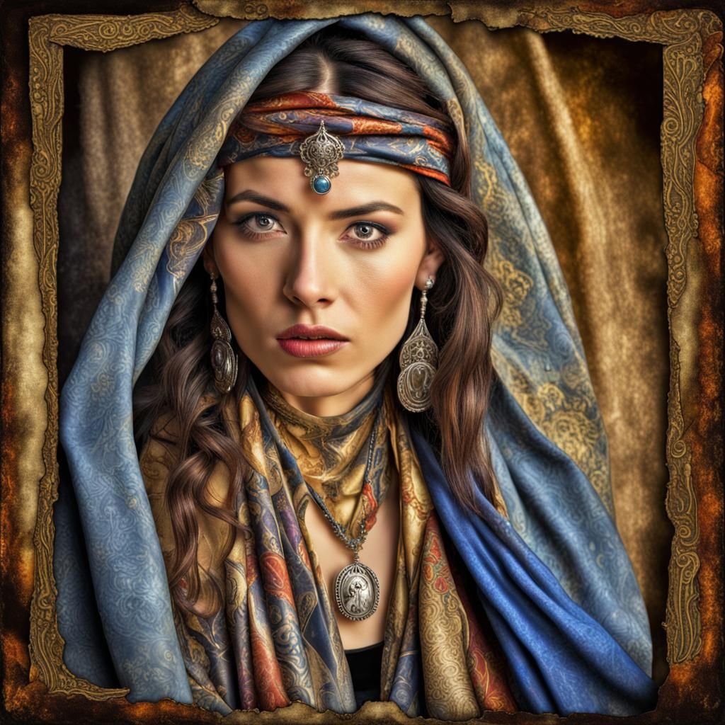 Gypsy Fortune-Teller - AI Generated Artwork - NightCafe Creator