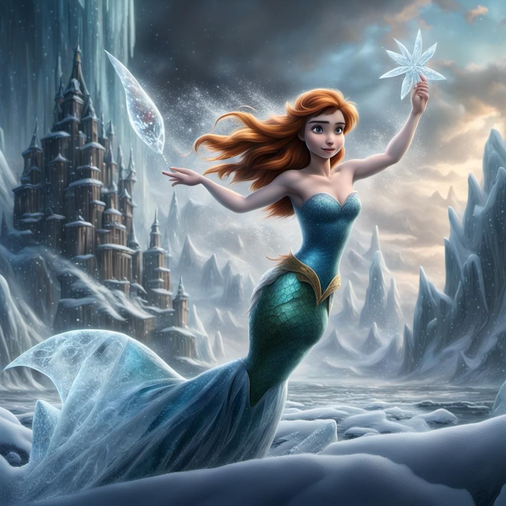 Anna as a mermaid - AI Generated Artwork - NightCafe Creator