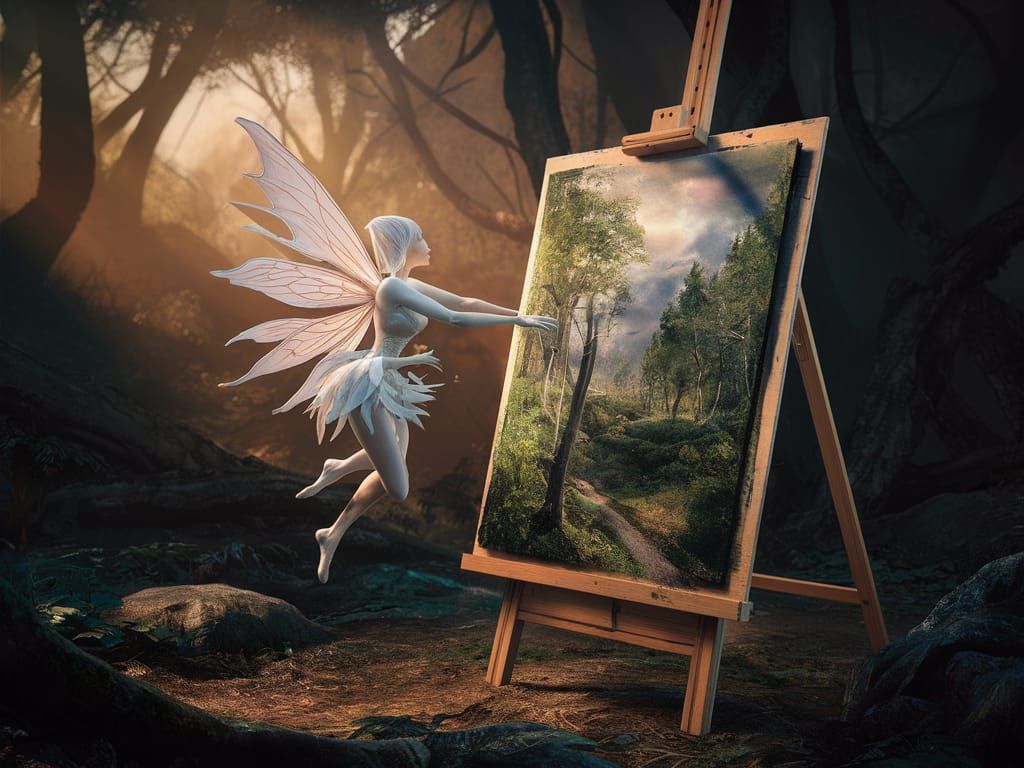 The Sprite Artist - AI Generated Artwork - NightCafe Creator