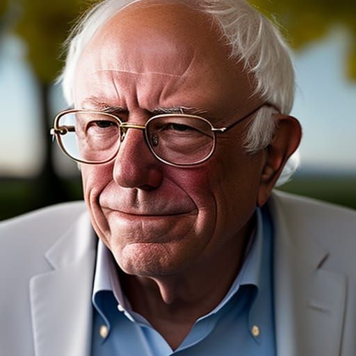 Bernie Sanders portrait - AI Generated Artwork - NightCafe Creator