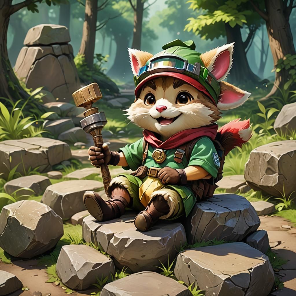 Happy teemo - AI Generated Artwork - NightCafe Creator