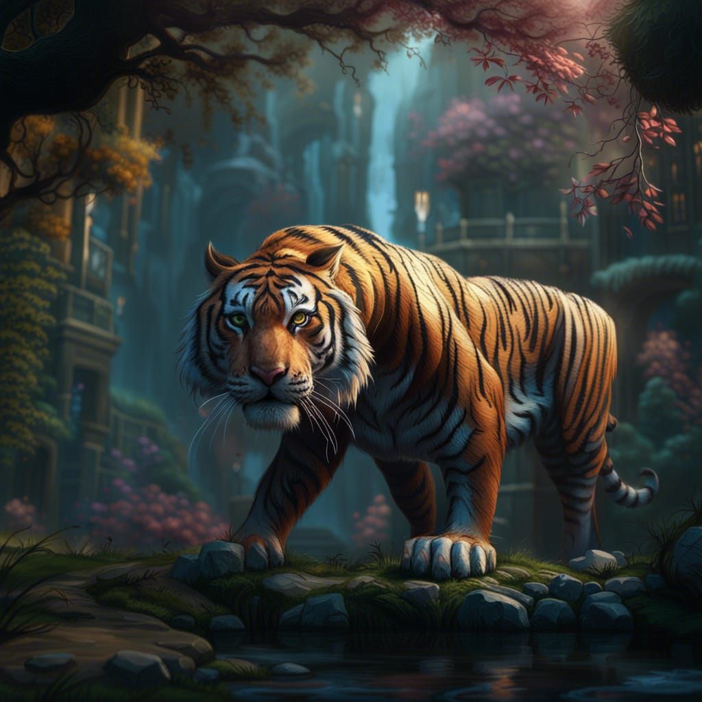 tiger - AI Generated Artwork - NightCafe Creator
