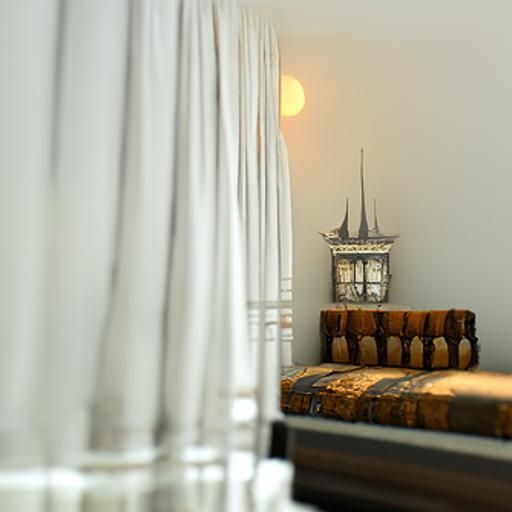 Lonely dim hotel room; beautifully lit; Ferdinand Knab (4); [8K 3D 8k ...