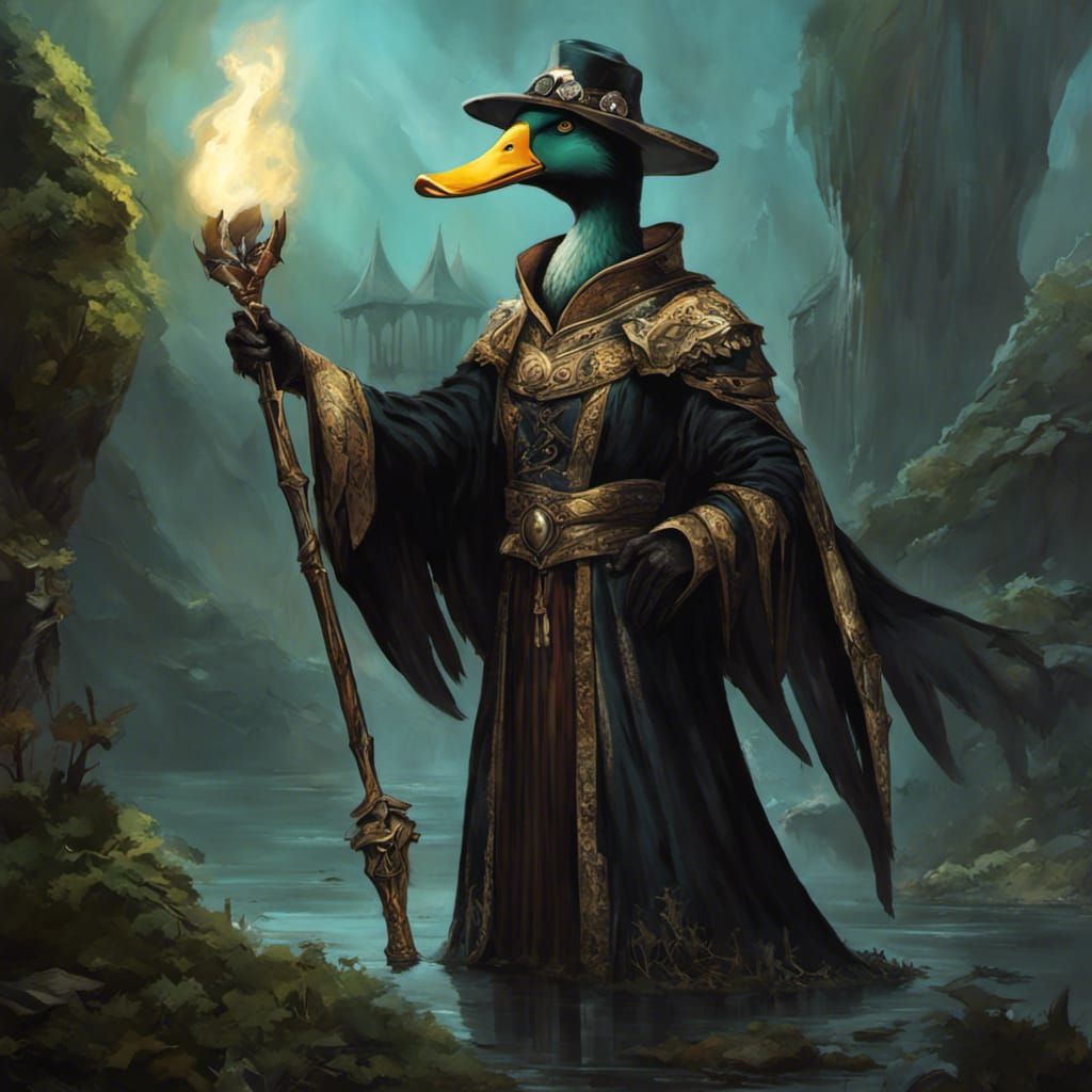 Duck Wizard - AI Generated Artwork - NightCafe Creator