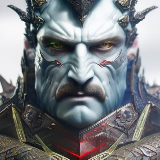 ::high gothic knight:: ::ruby red eyes:: portrait head and shoulders ...