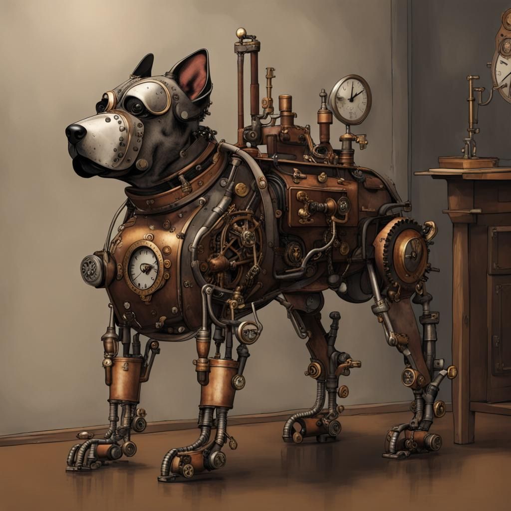 Automaton's Best Friend - AI Generated Artwork - NightCafe Creator