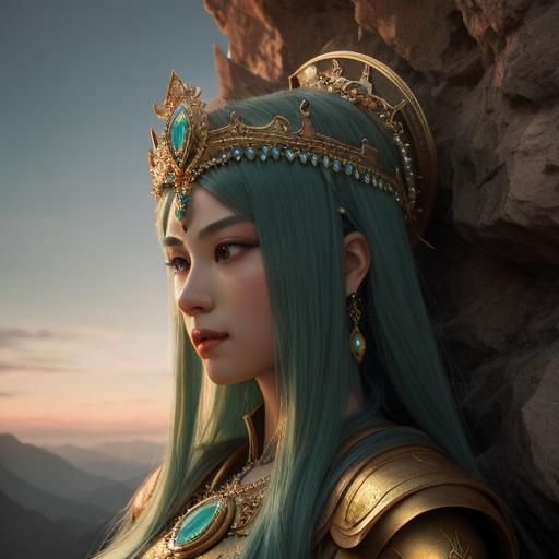 The Jade Princess 4 - AI Generated Artwork - NightCafe Creator