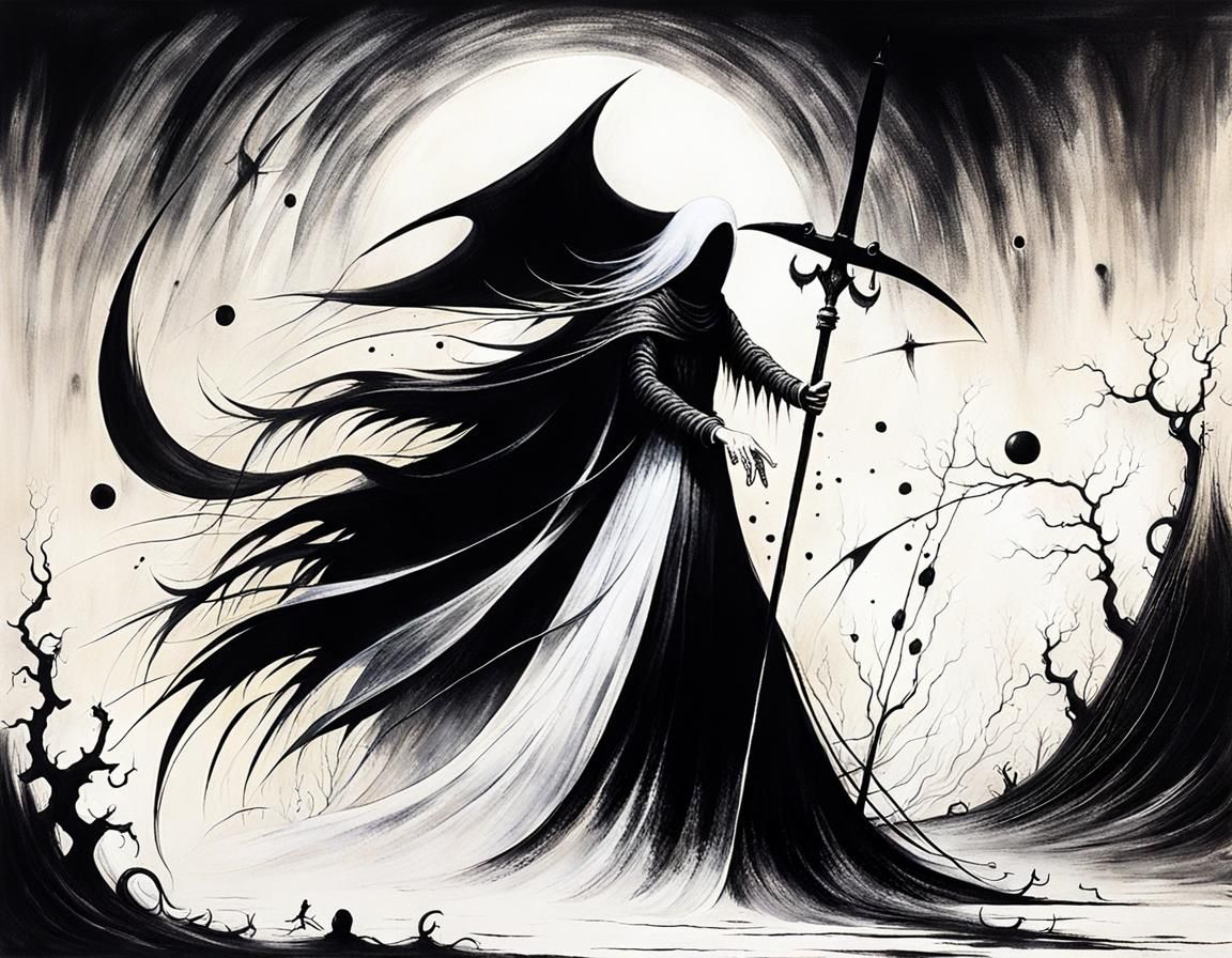 Cull line to finish line, Joan Miro and Kay Nielsen and Stephen Gammell deliver a dark abstract ...