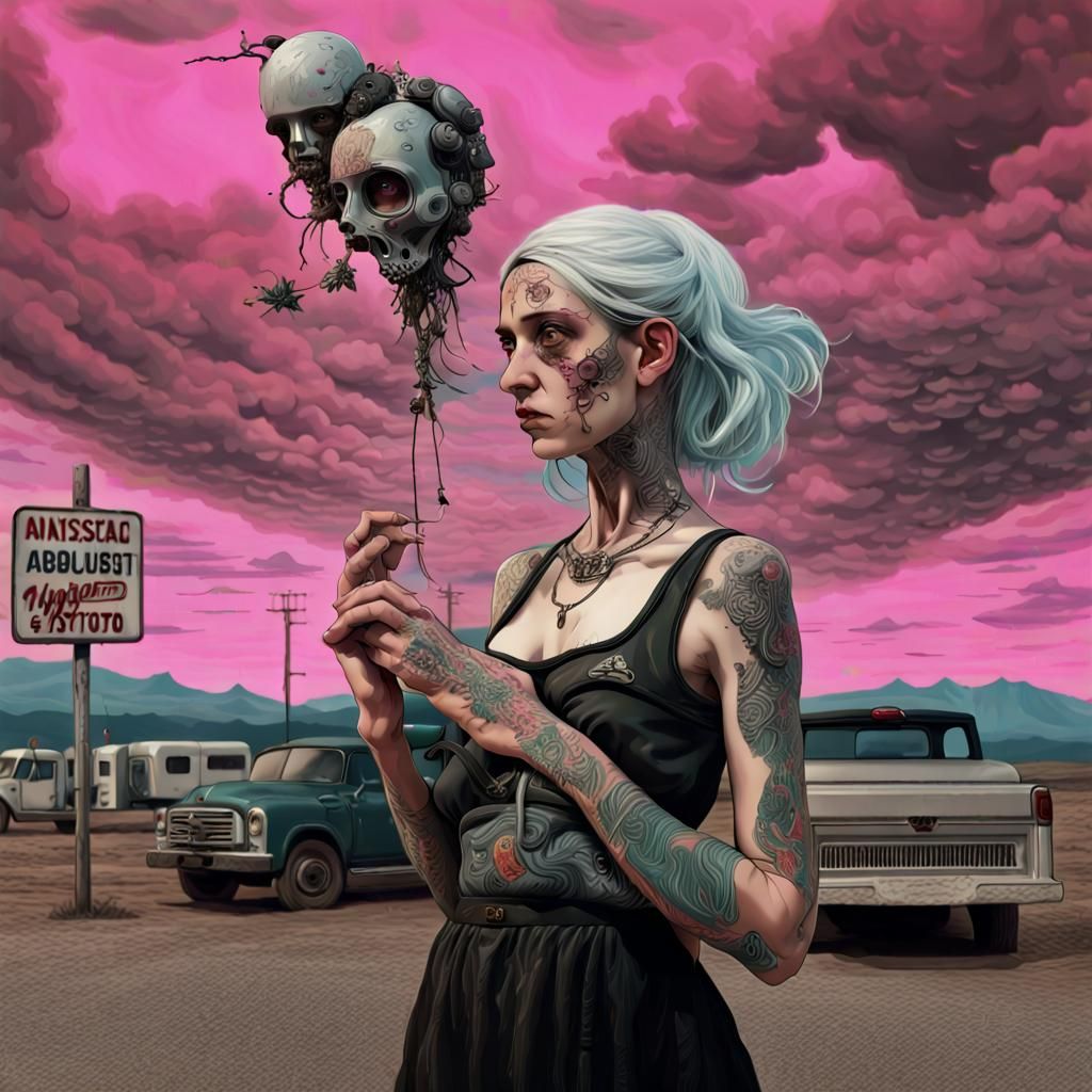 Truckstop Absurd - AI Generated Artwork - NightCafe Creator