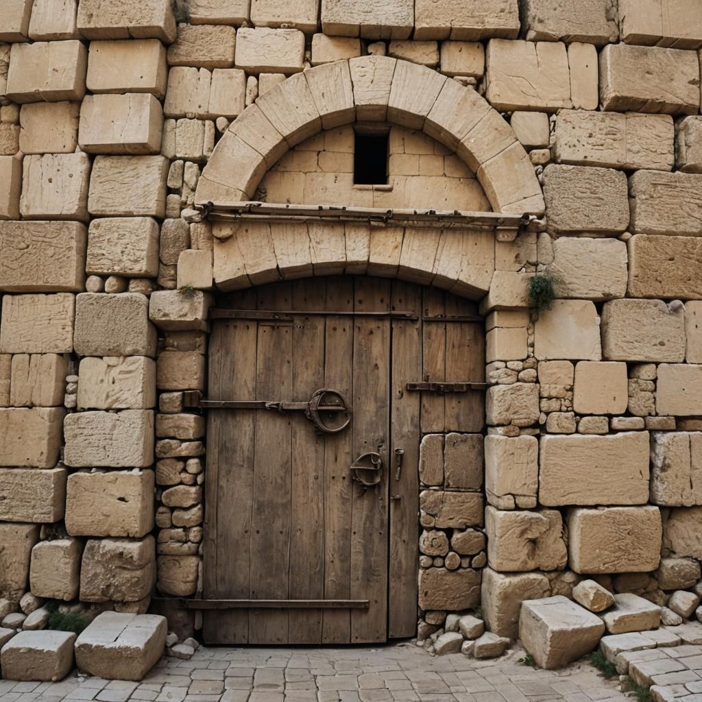 mud gate jerusalem - AI Generated Artwork - NightCafe Creator