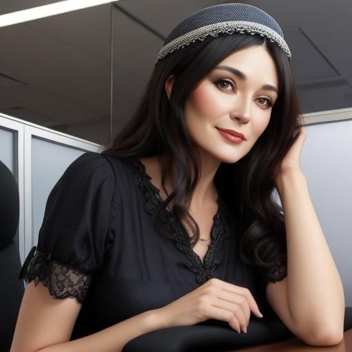 Hannah was always the first at the office. - AI Generated Artwork ...