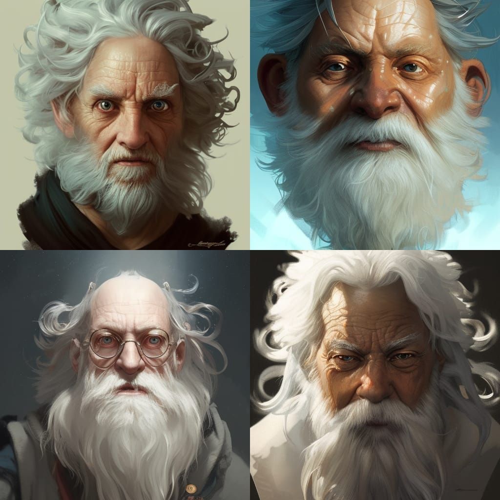 Old human men, DnD characters - AI Generated Artwork - NightCafe Creator
