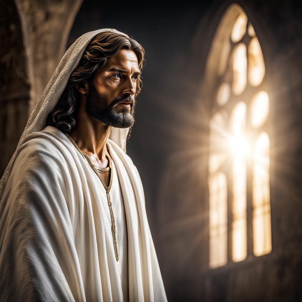 Ascended Master Jesus of Nazareth - AI Generated Artwork - NightCafe ...