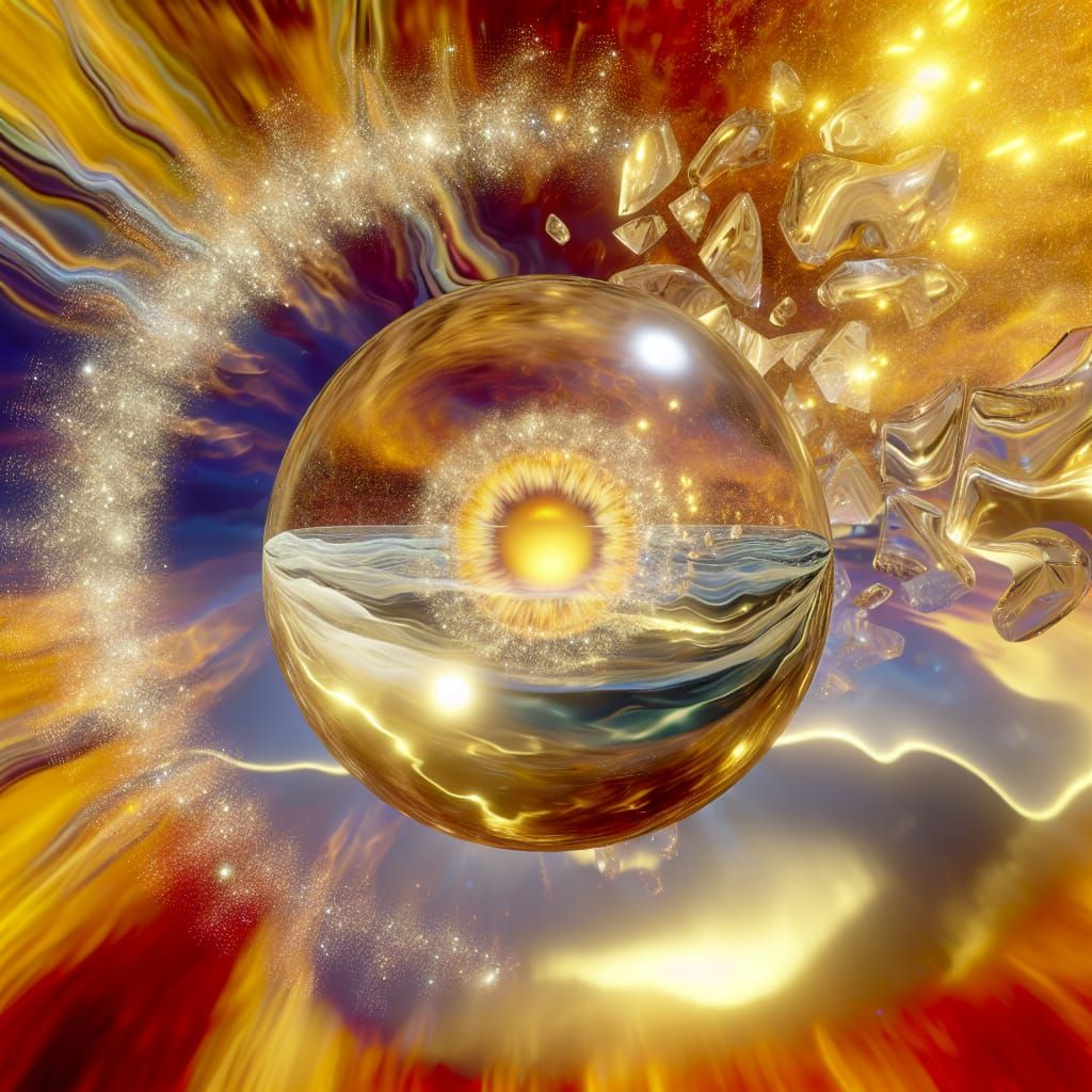 The Cosmic eye's Anger will explode in a solar splash of liquid golden ...