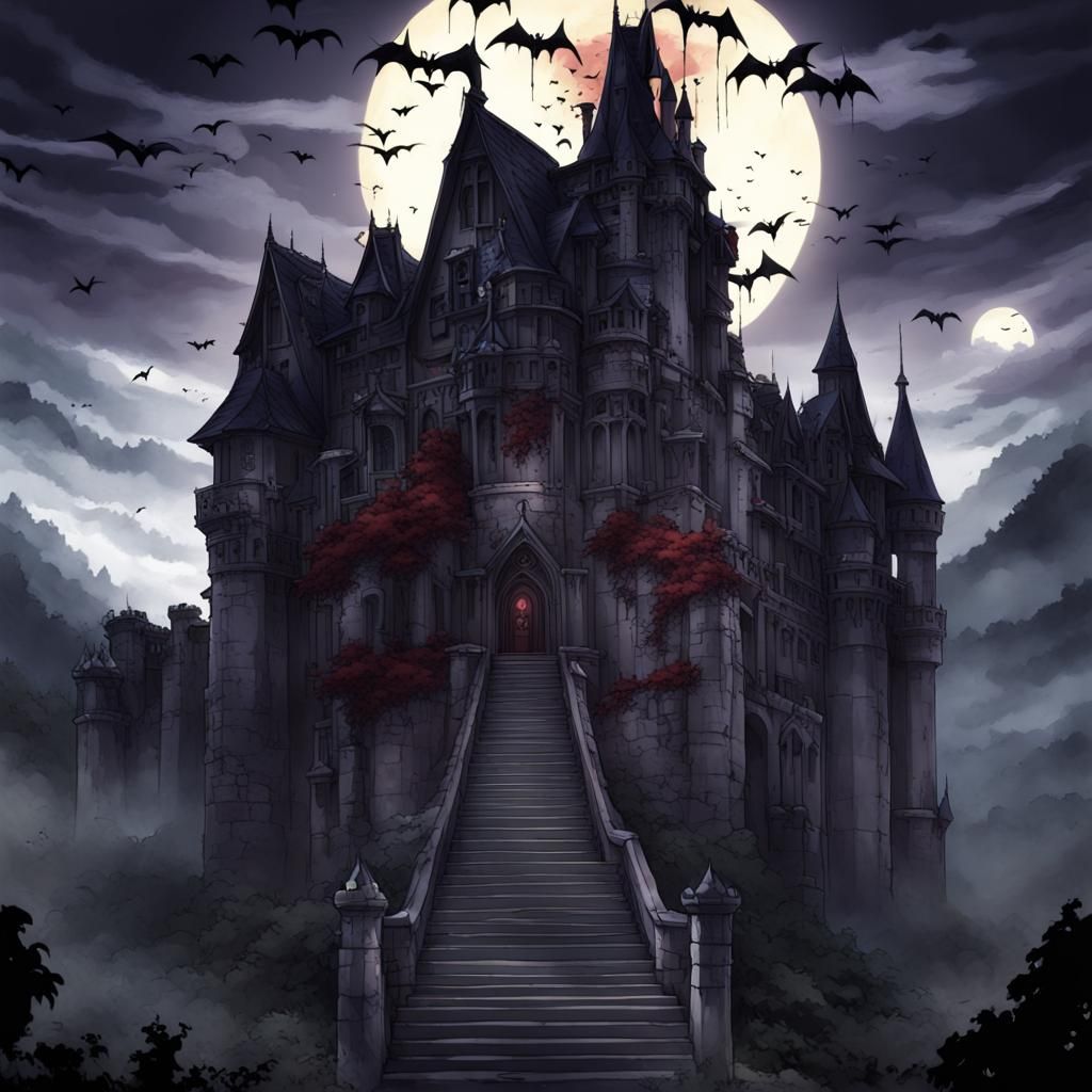 vampire castle - AI Generated Artwork - NightCafe Creator