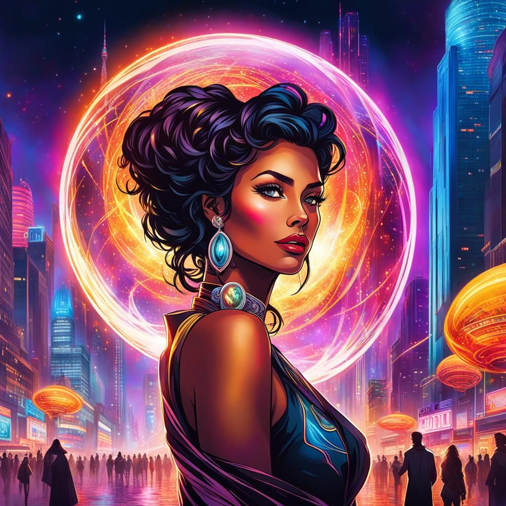 better cybermancer oracle - AI Generated Artwork - NightCafe Creator