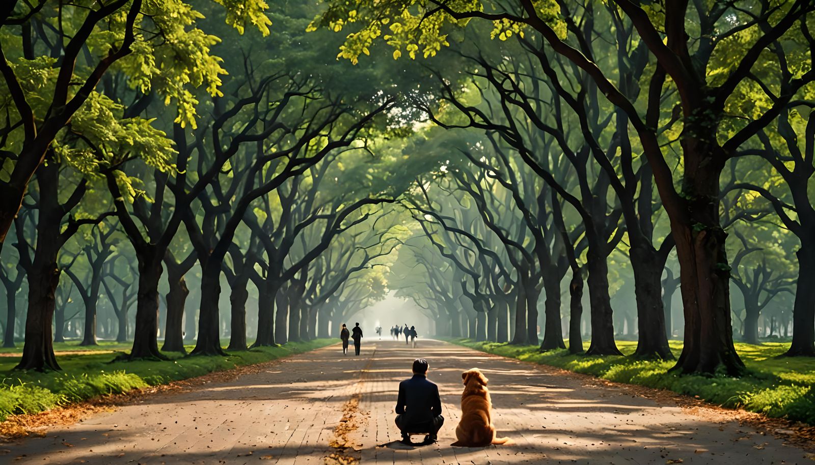 a day at the park - AI Generated Artwork - NightCafe Creator