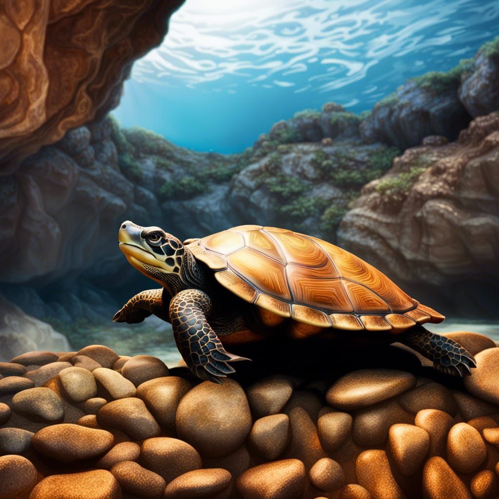 Angry turtle - AI Generated Artwork - NightCafe Creator