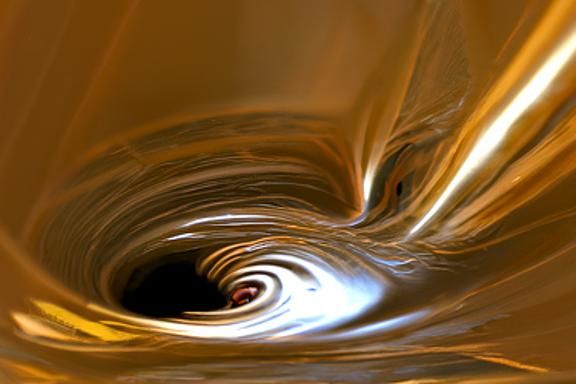 the swirling void - Abstract Swirling Void Generated by AI