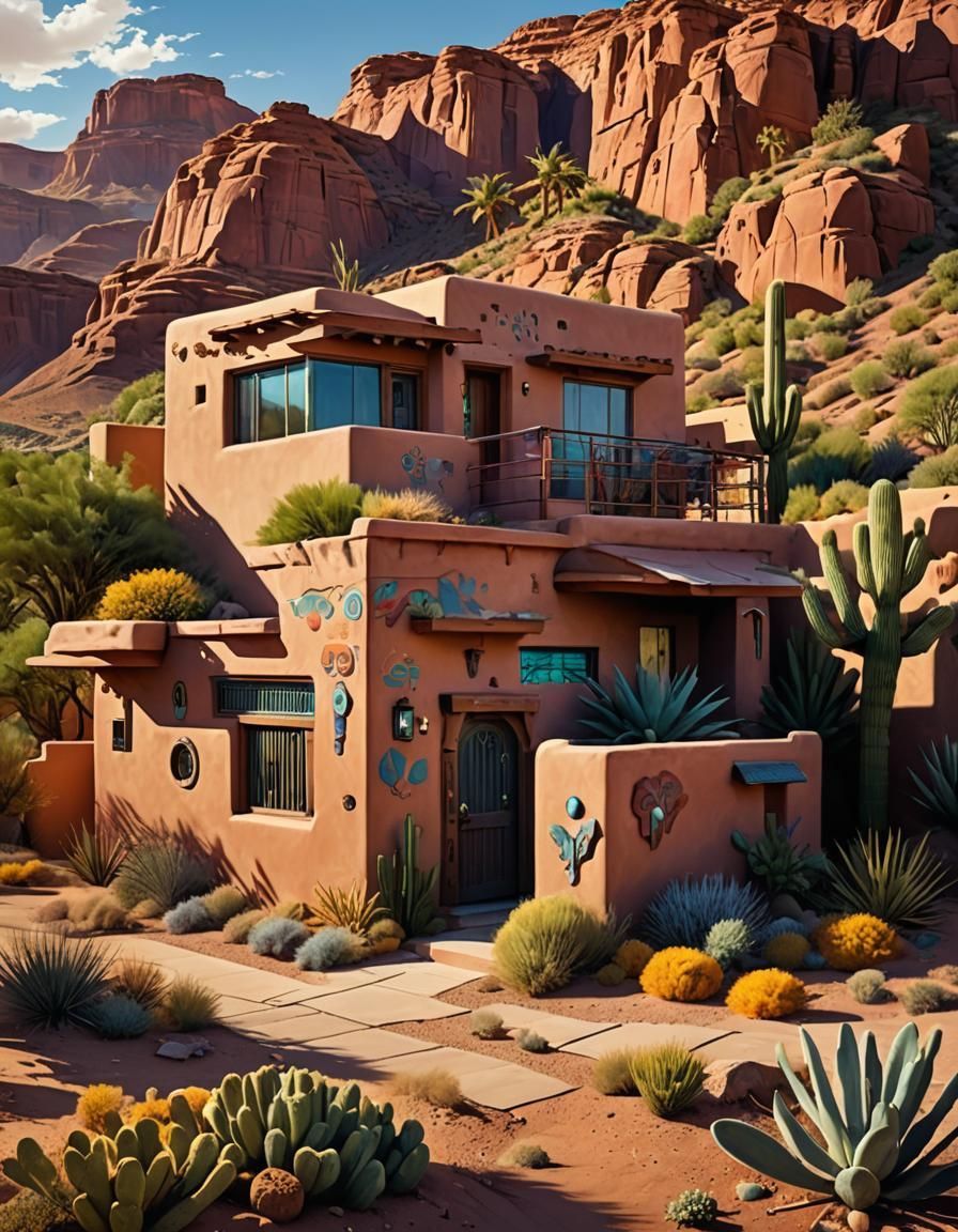 Powaqa House - AI Generated Artwork - NightCafe Creator