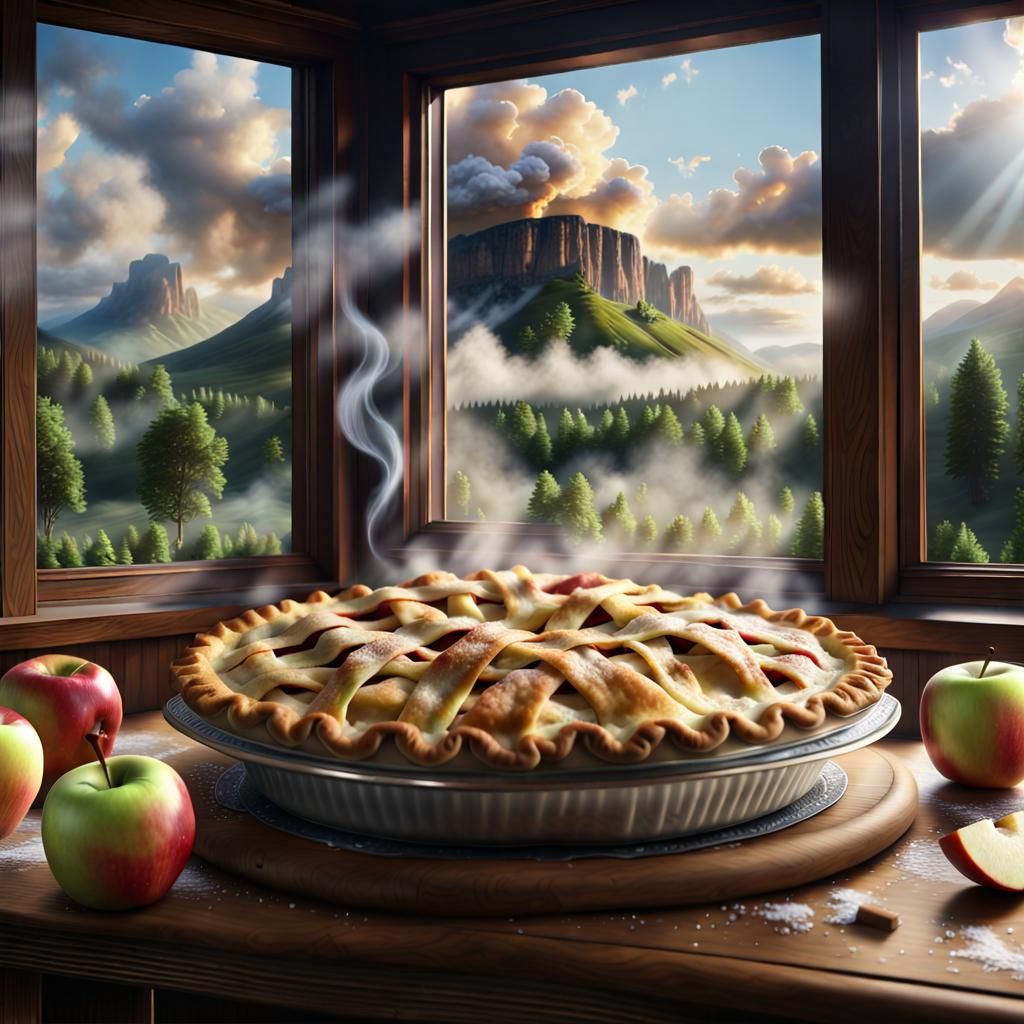 Apple pie - AI Generated Artwork - NightCafe Creator