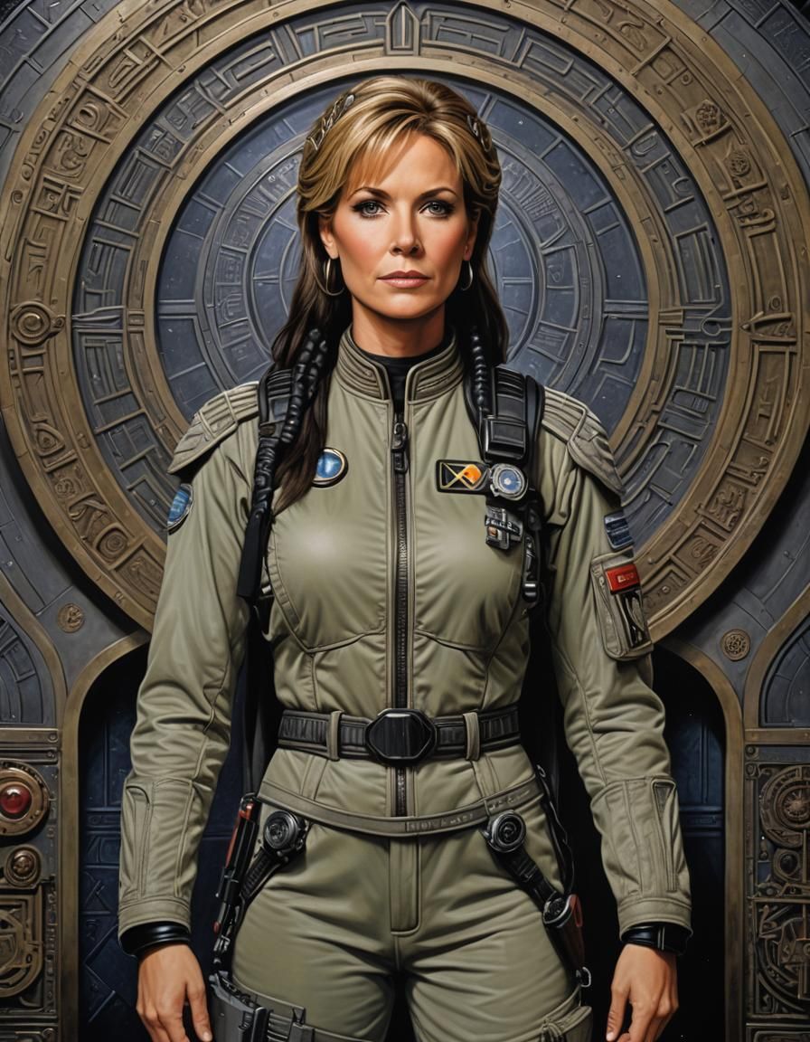 Captain_Major_Colonel Samantha Carter Stargate Command - AI Generated Artwork - NightCafe Creator