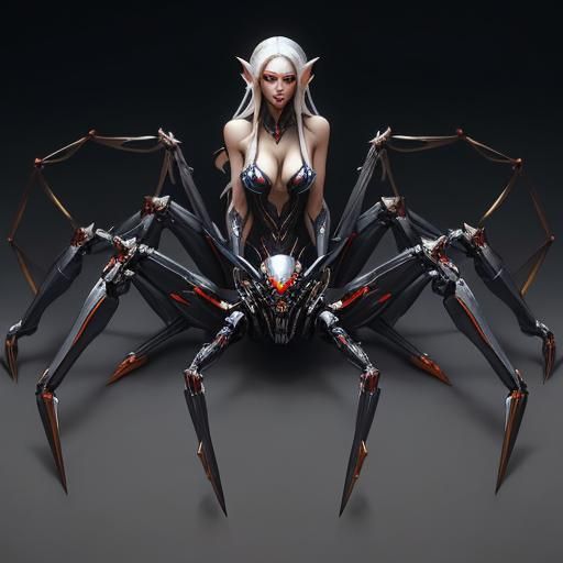 Mecha_drider elf - AI Generated Artwork - NightCafe Creator