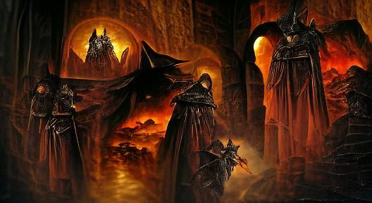 Black Gate of Mordor also known as Morannon - AI Generated Artwork ...
