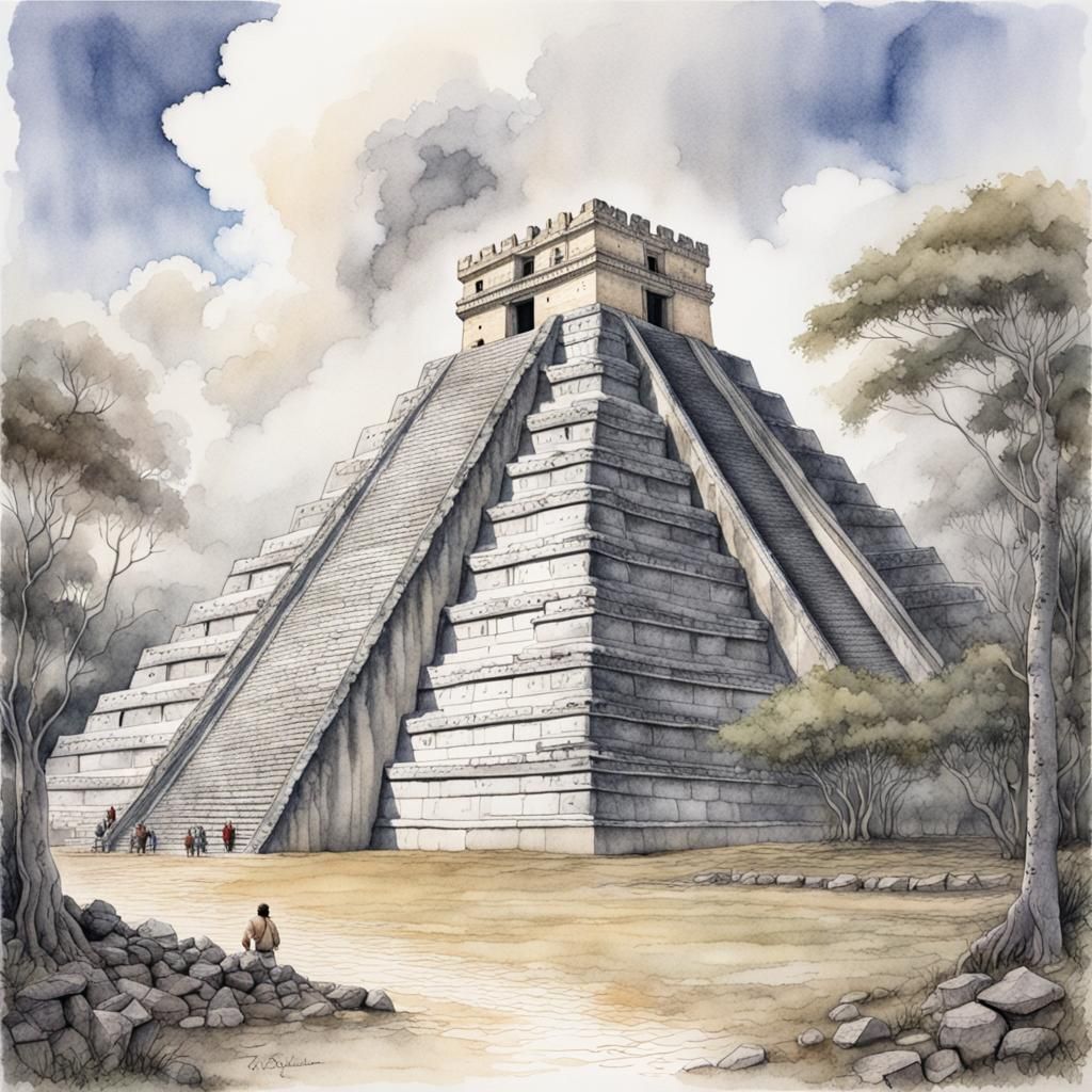 Chichen Itza - AI Generated Artwork - NightCafe Creator