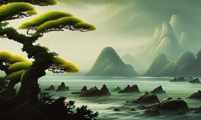 landscape - AI Generated Artwork - NightCafe Creator