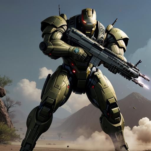 War machine grunt production model - AI Generated Artwork - NightCafe ...