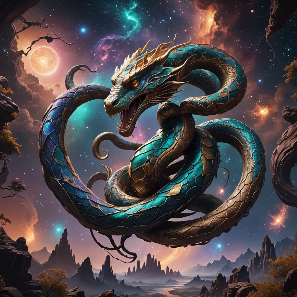 Confused Dragon - AI Generated Artwork - NightCafe Creator