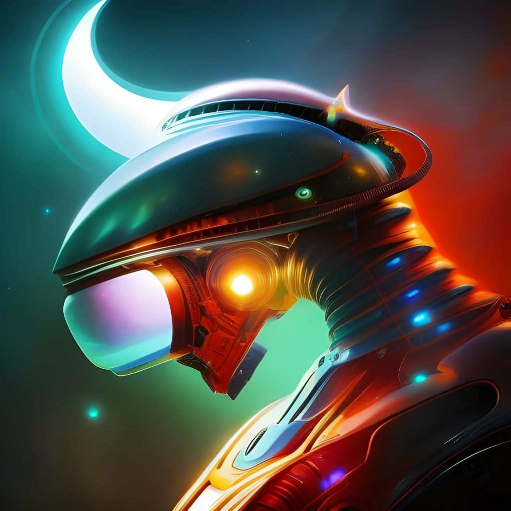 Outer Space Creature - AI Generated Artwork - NightCafe Creator