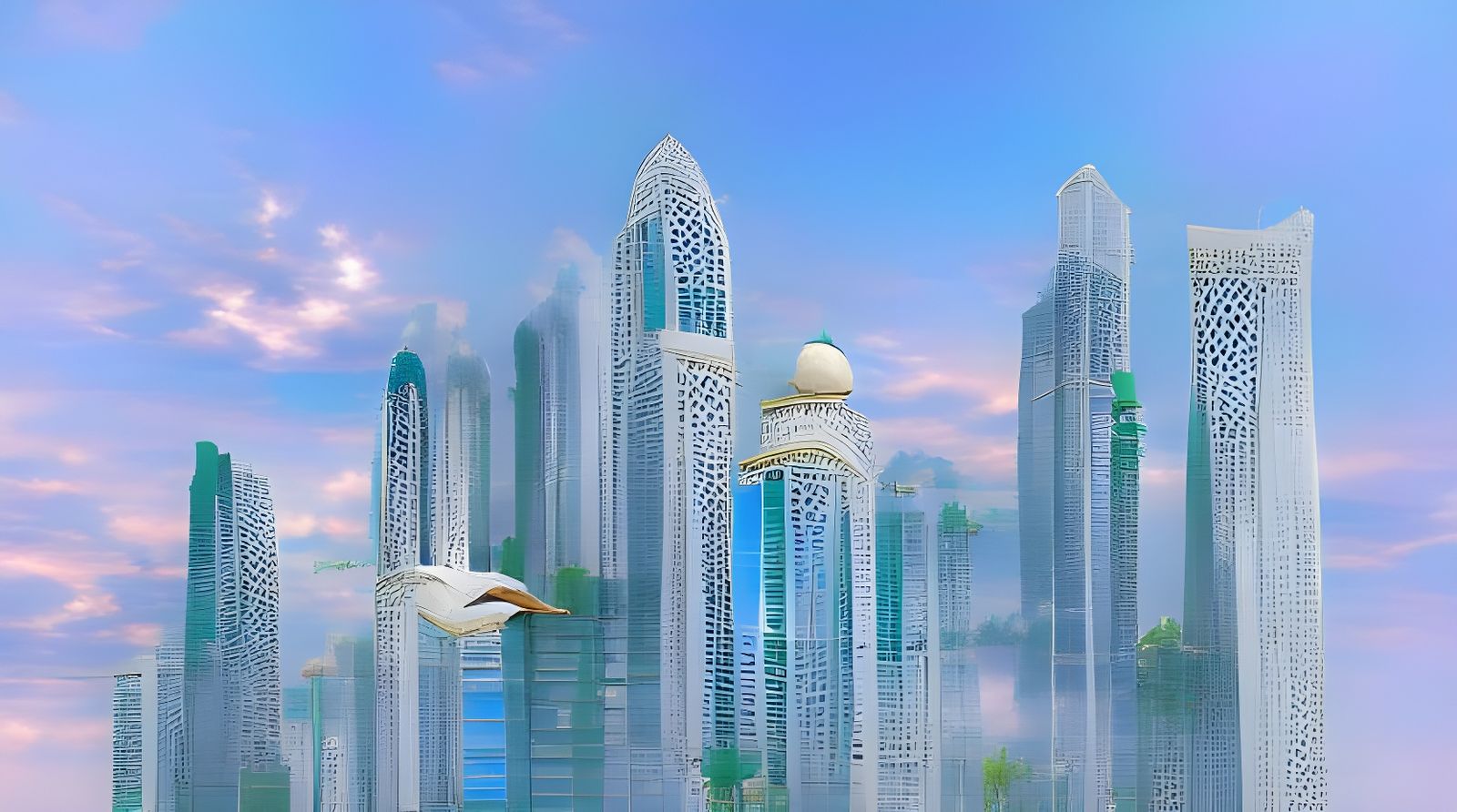 Structures of Atlantis - AI Generated Artwork - NightCafe Creator