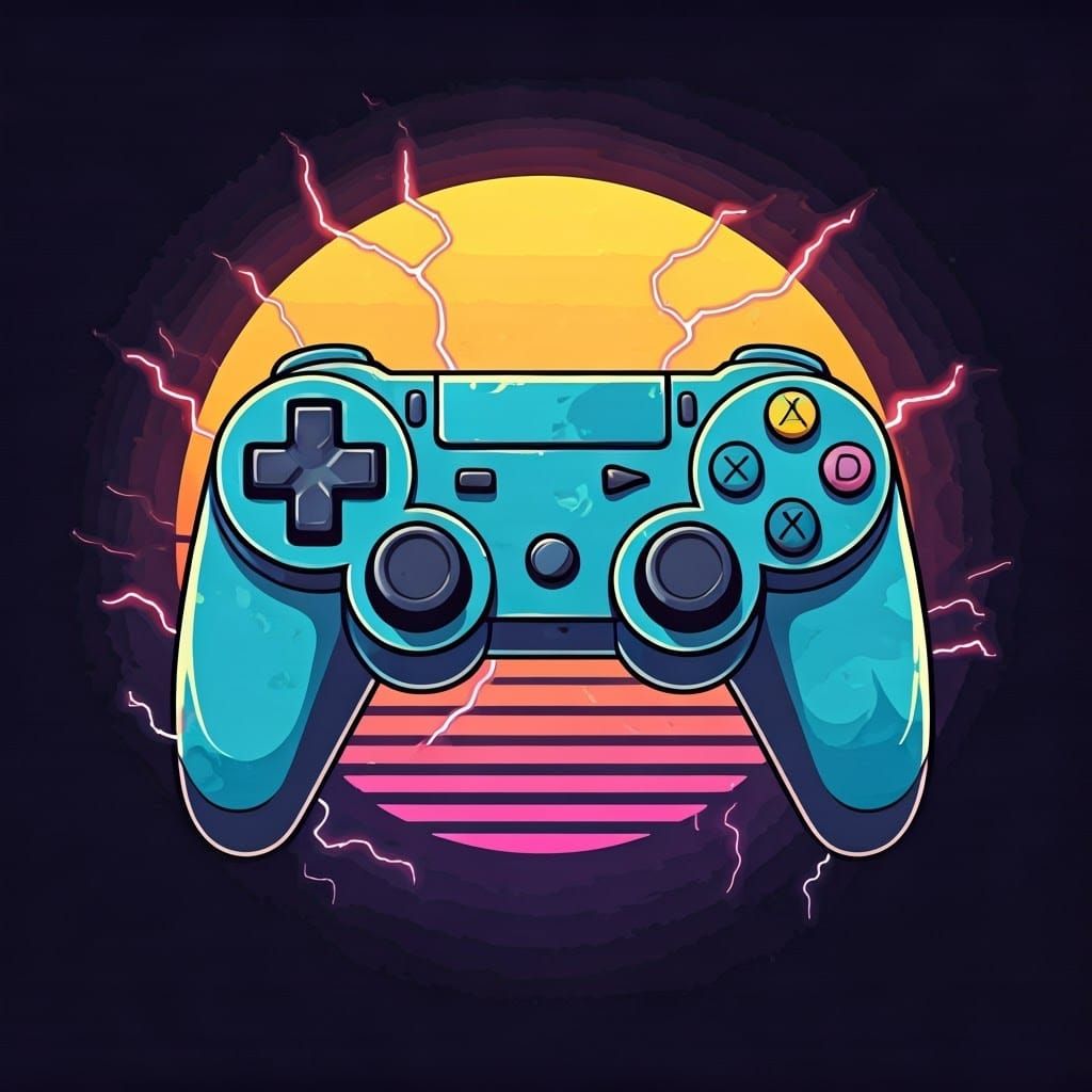 Vaporwave Gaming - Vaporwave Gaming in Vibrant 90's Digital ...