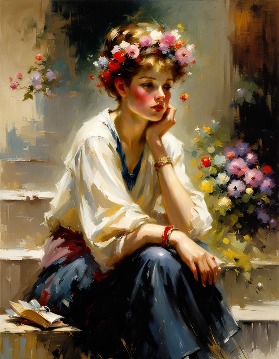 Lost In Thoughts - AI Generated Artwork - NightCafe Creator