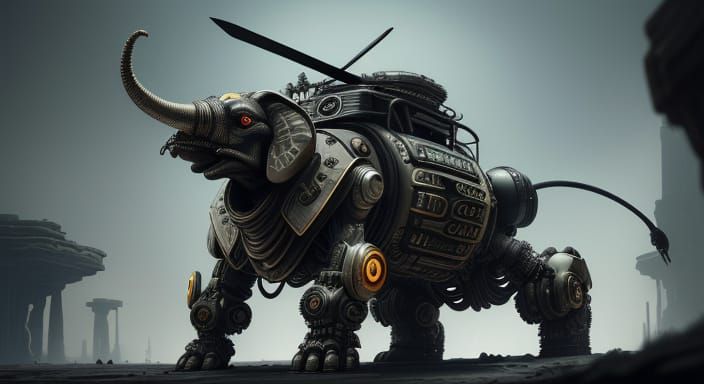 Mecha Elephant Tank - Mecha Elephant Tank