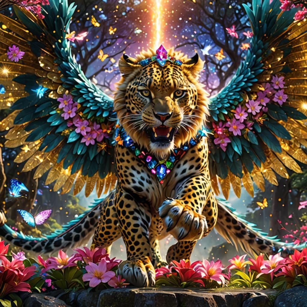 Leopard 🐆 Chimera - AI Generated Artwork - NightCafe Creator