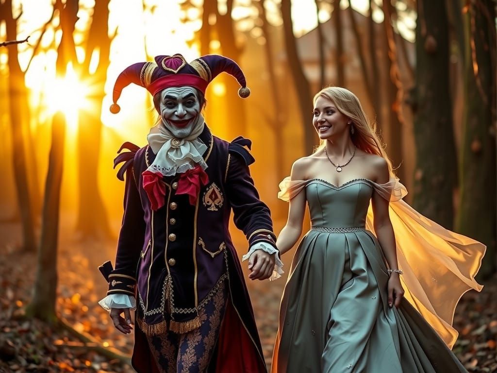 The Jester and the Princess - Mystical Forest Encounter in a...