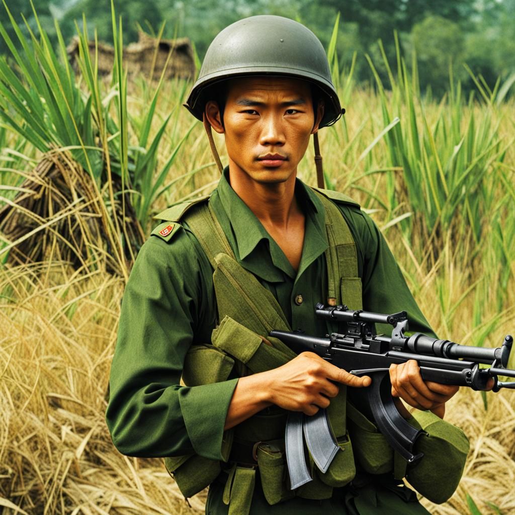 vietcong soldier - AI Generated Artwork - NightCafe Creator
