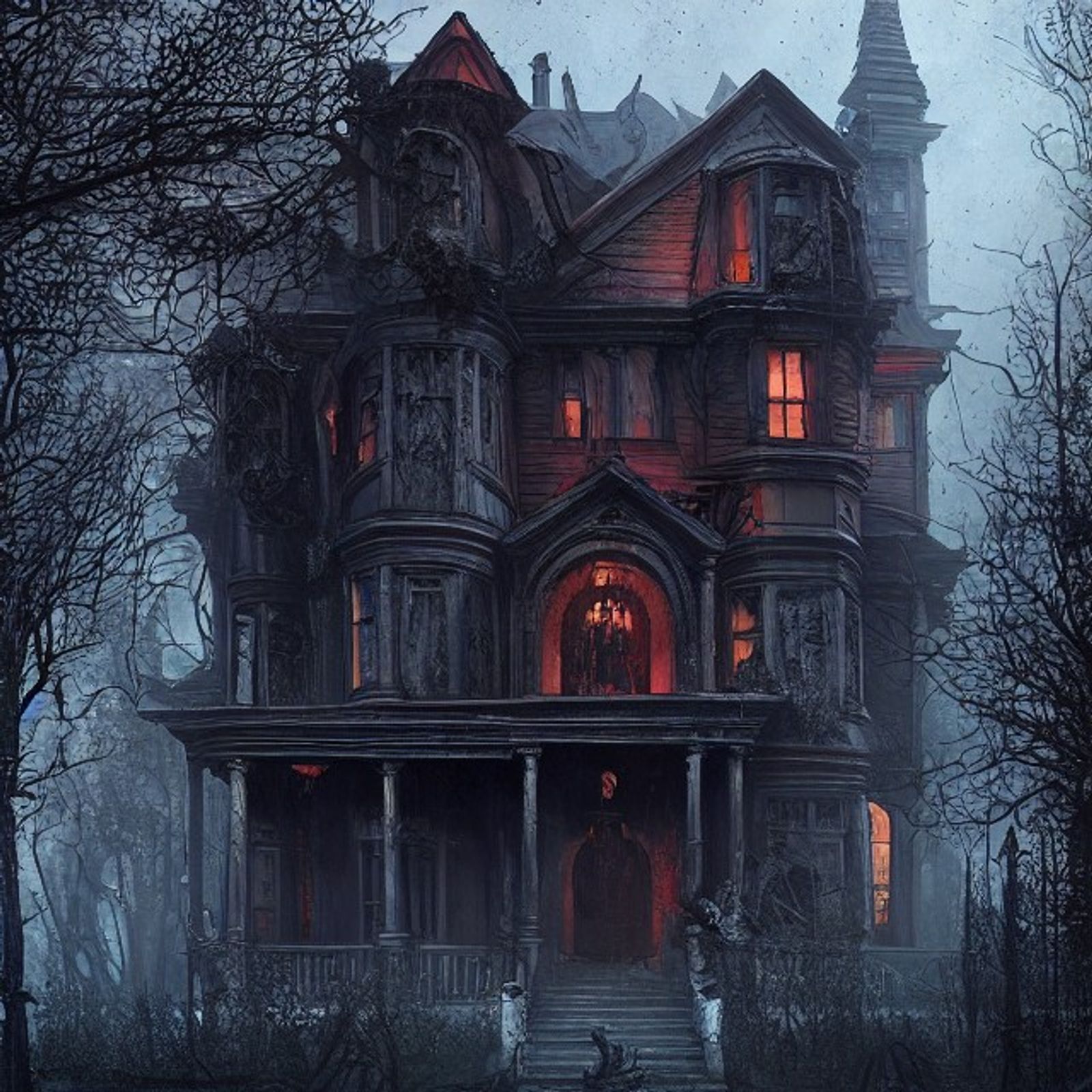 Sinister Horror House Ruined by a Lovecraftian Eldritch Elder God - AI ...
