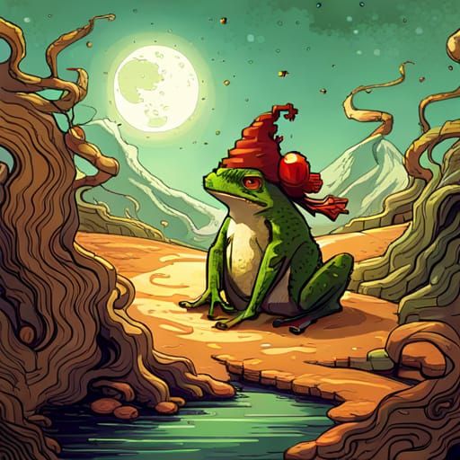 Ribbit - AI Generated Artwork - NightCafe Creator