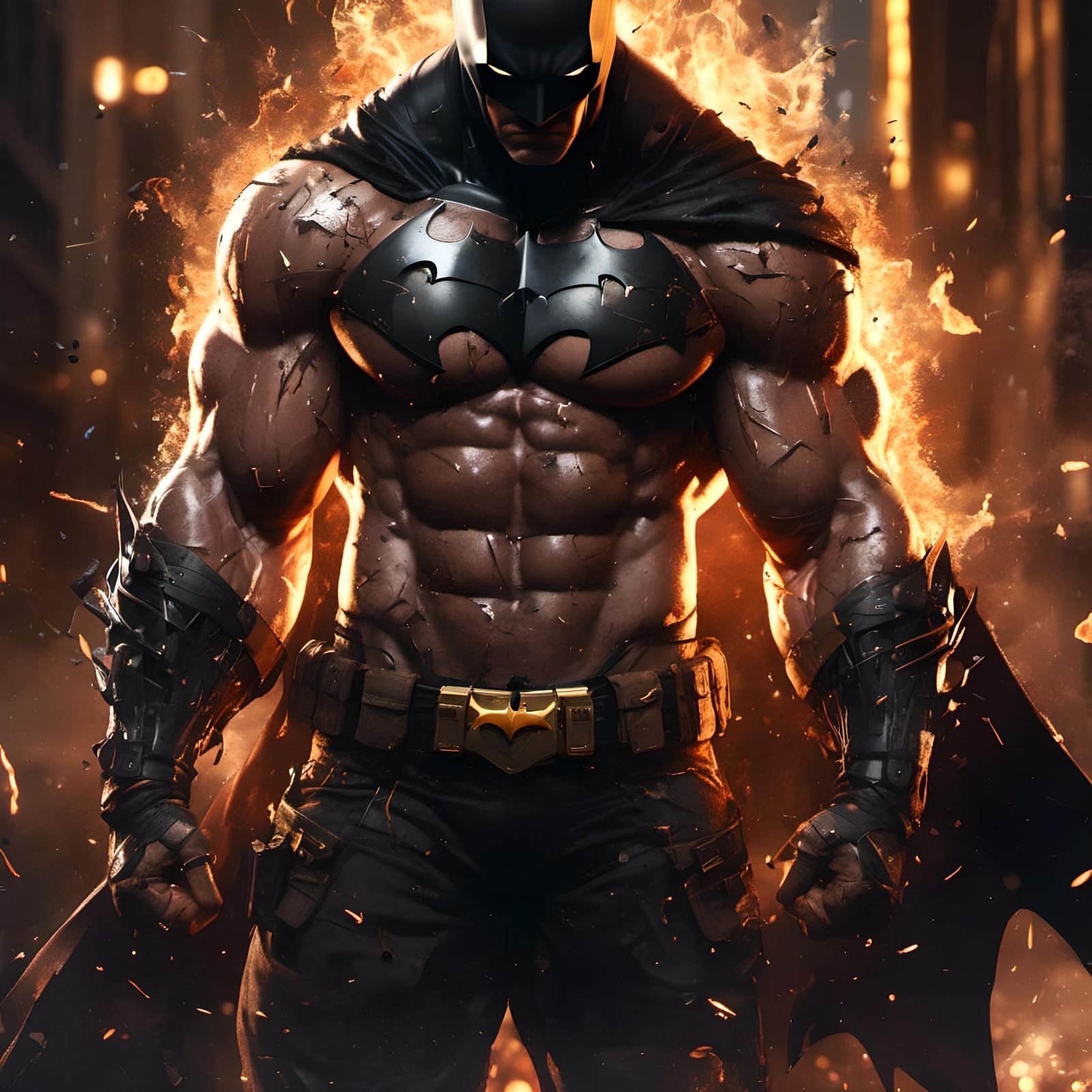 The Buff Bat - AI Generated Artwork - NightCafe Creator