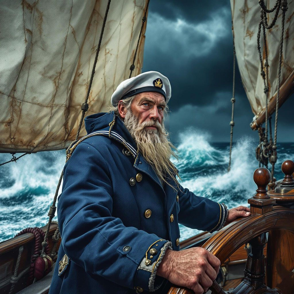 This experienced sailor has seen it all