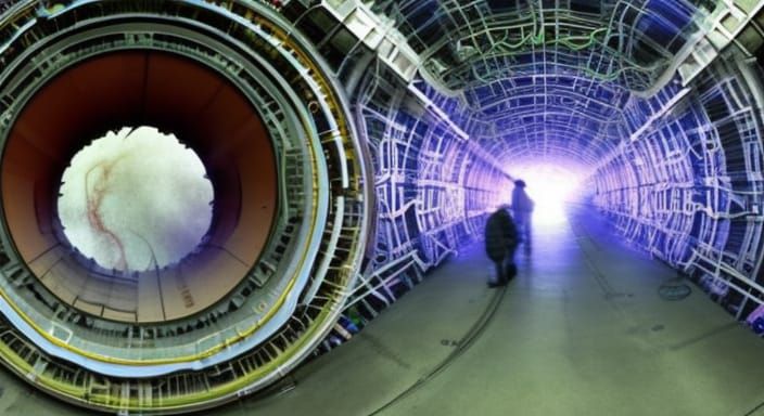 The Particle Accelerator at CERN opened a portal to another dimension ...