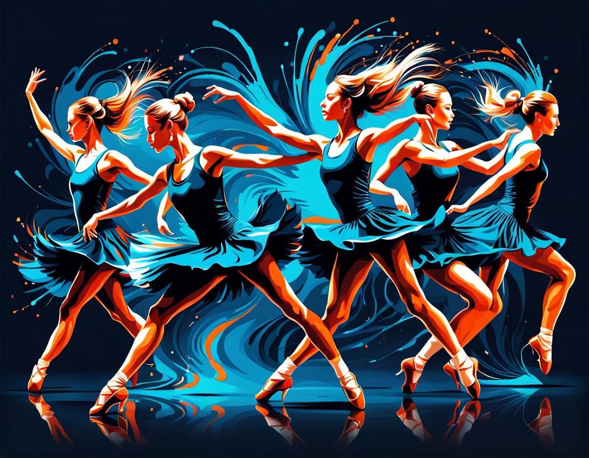 Dynamic moves - AI Generated Artwork - NightCafe Creator