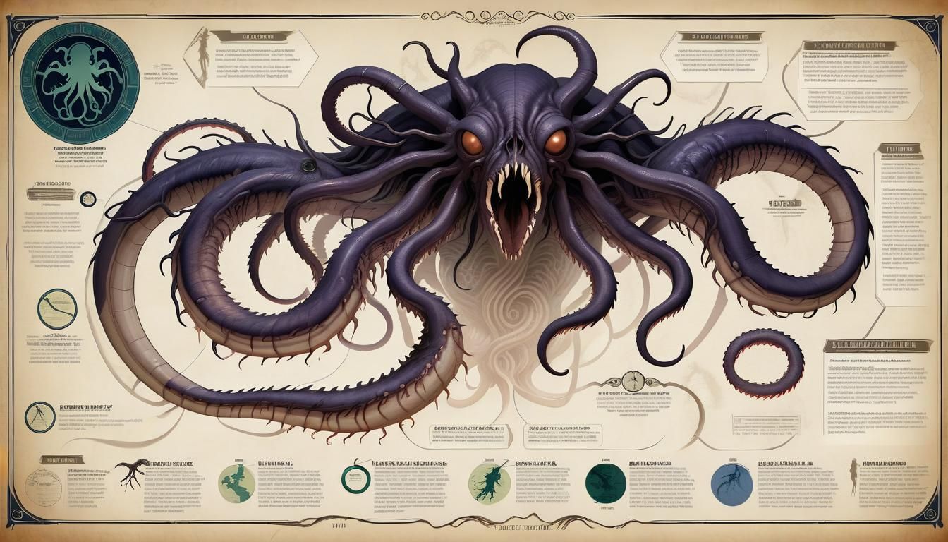 Infographic on an Eldritch Horror - AI Generated Artwork - NightCafe ...