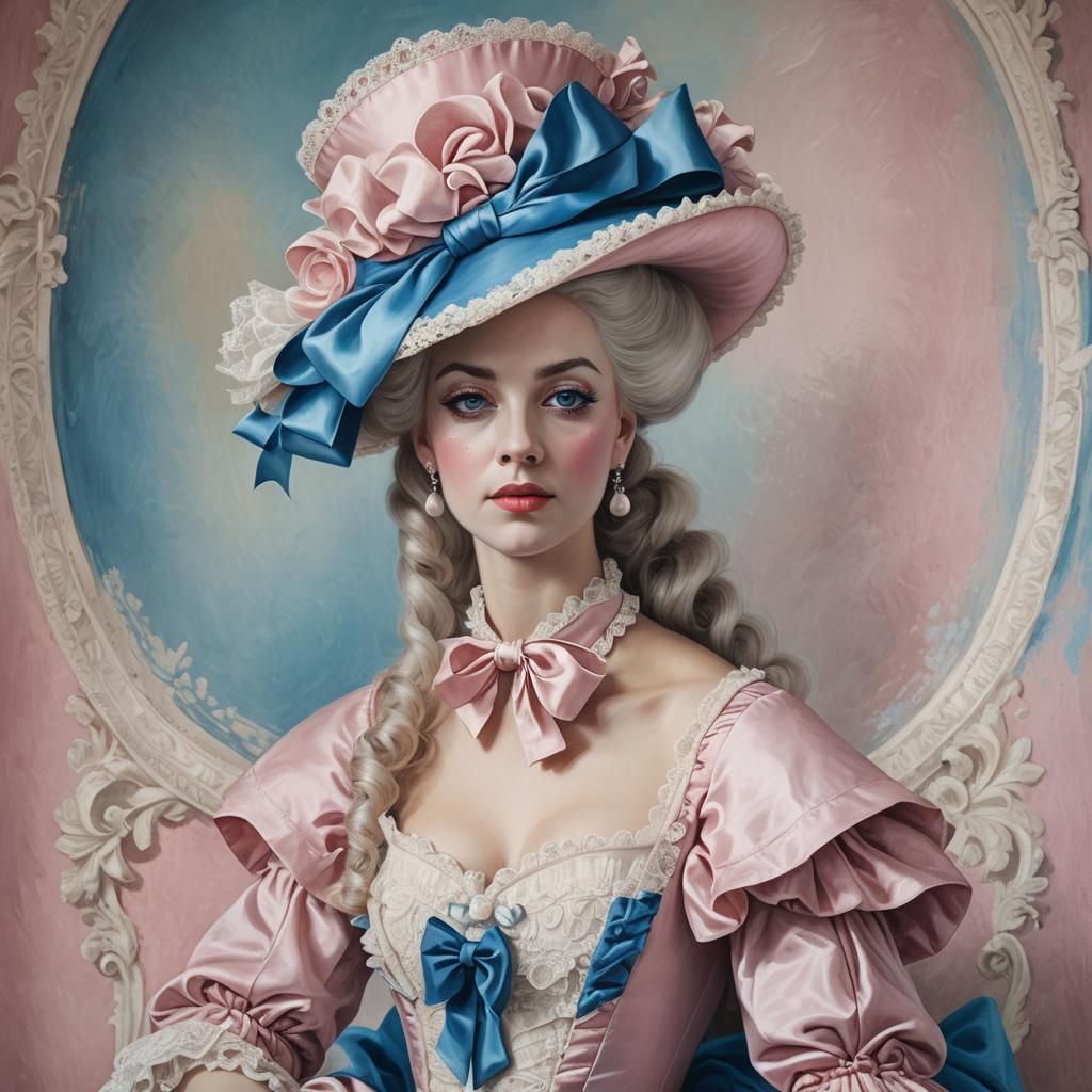 Marie Antoinette, Delphine of France - AI Generated Artwork - NightCafe Creator