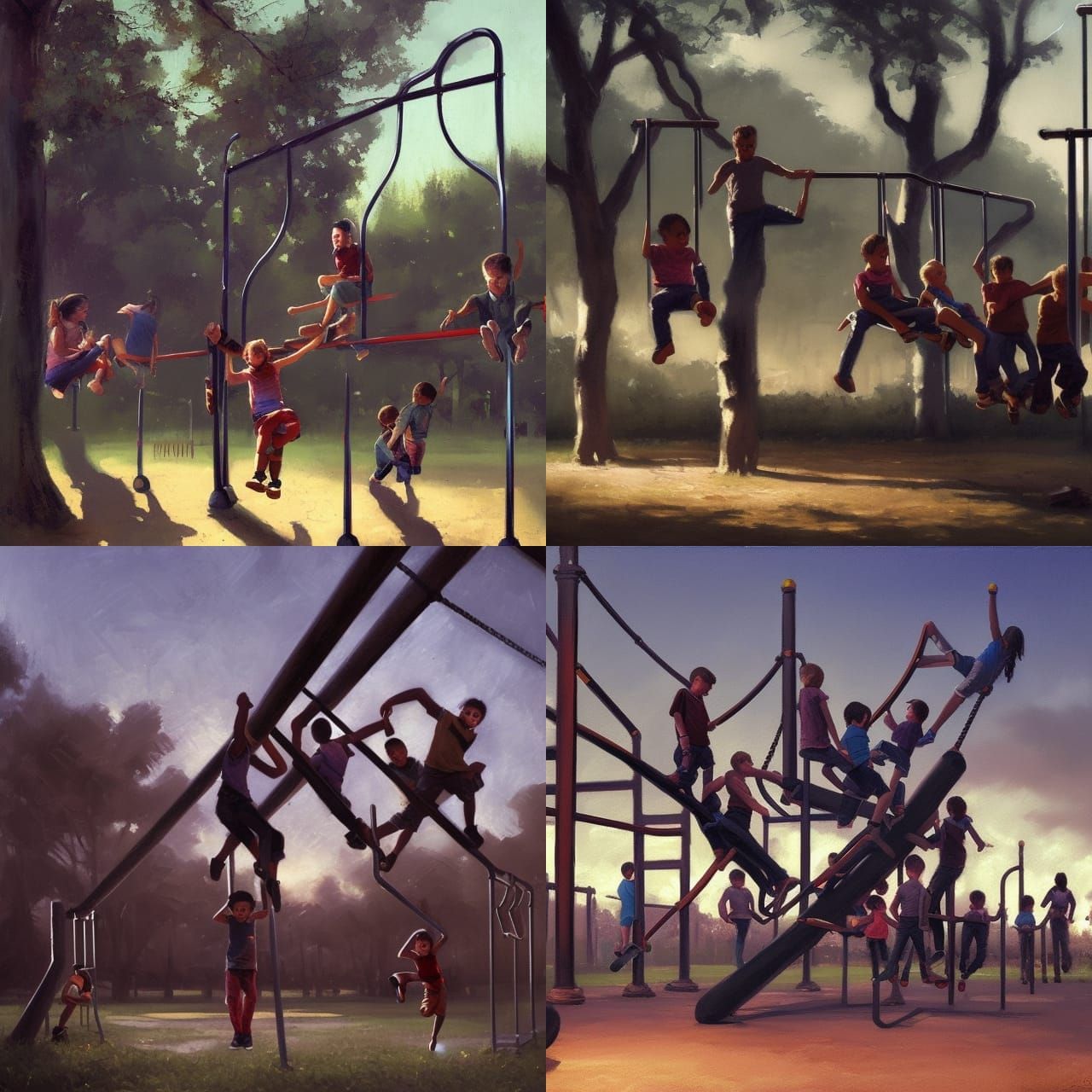 Monkeybars - AI Generated Artwork - NightCafe Creator