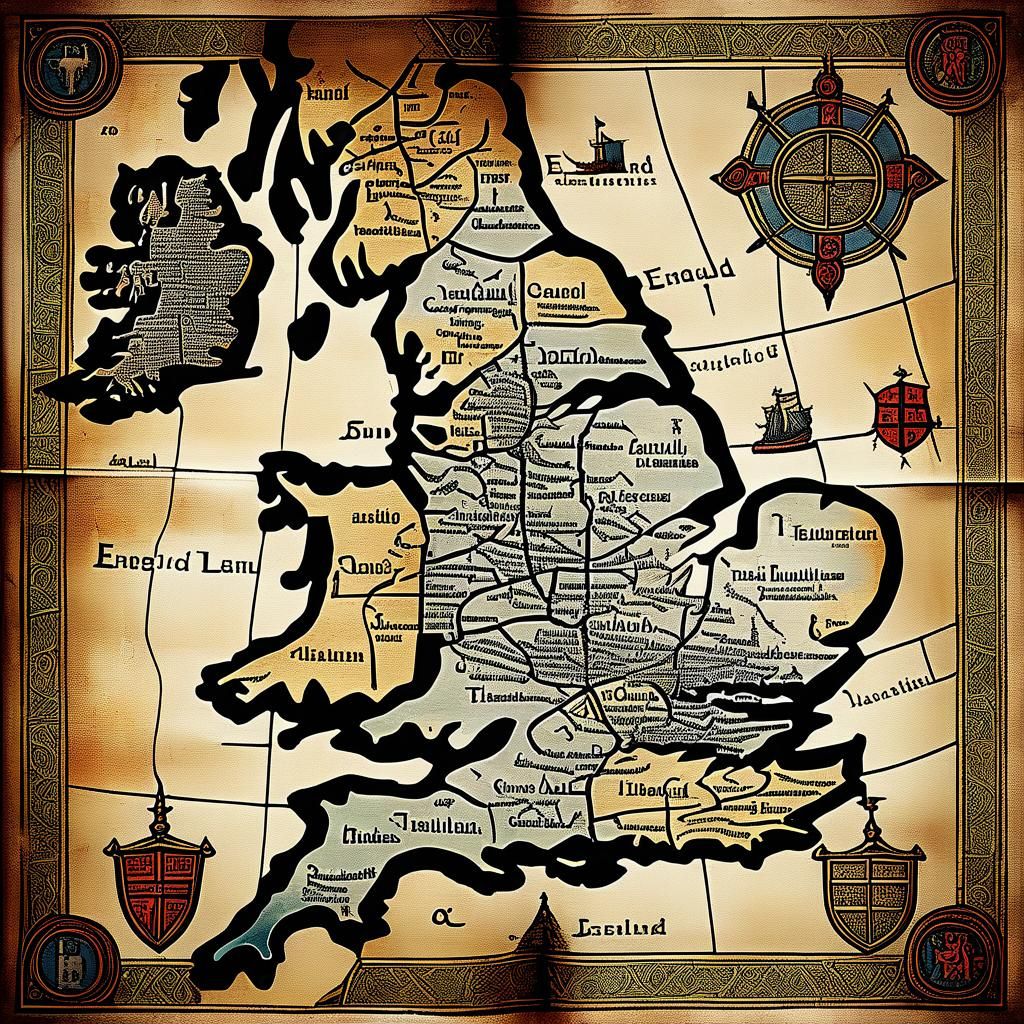 Medieval Map - AI Generated Artwork - NightCafe Creator